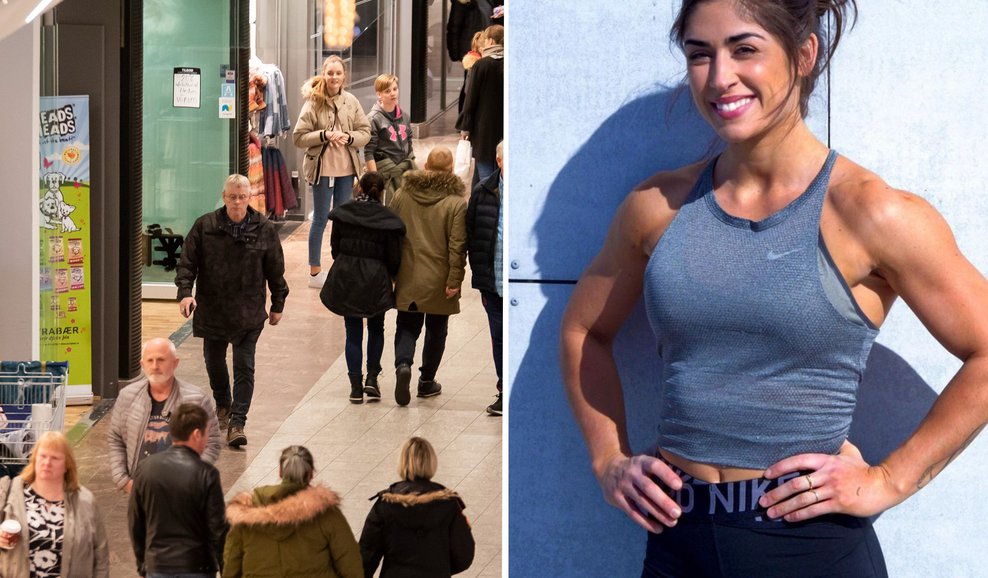 Edda Falak varð vitni að fallegu augnabliki í Smáralind í gær
