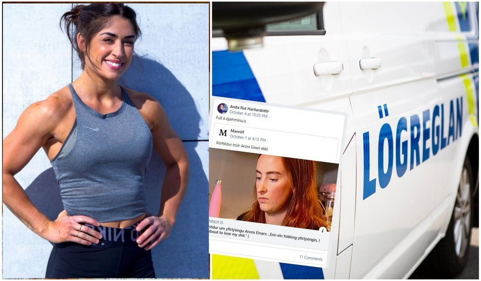 Edda Falak veður í lög­­reglu­varð­­stjóra