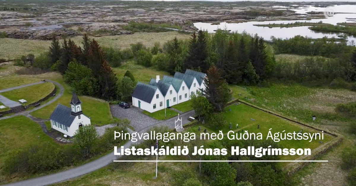 Þingvallaganga með Guðna Ágústssyni: Listaskáldið Jónas Hallgrímsson