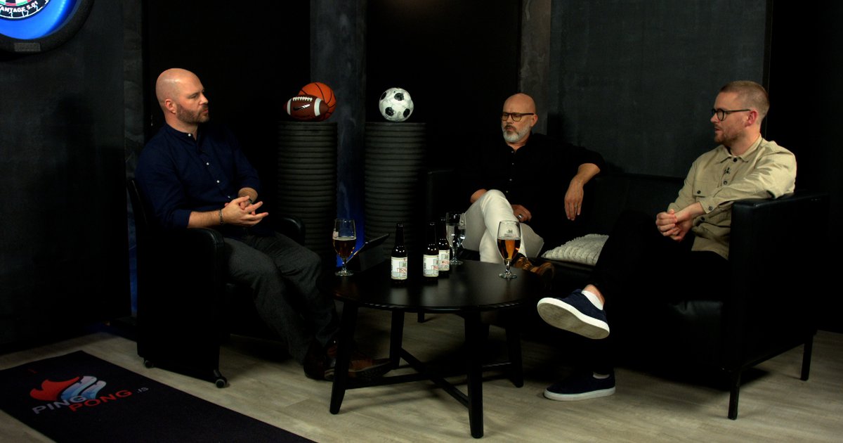 23. september 2022: Ólafur Kristjánsson, landsleikurinn, Viaplay hornið ...