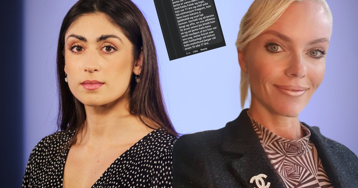 Edda Falak og Margrét Frið­riks í hár saman: „Held hún hafi ekki verið ...